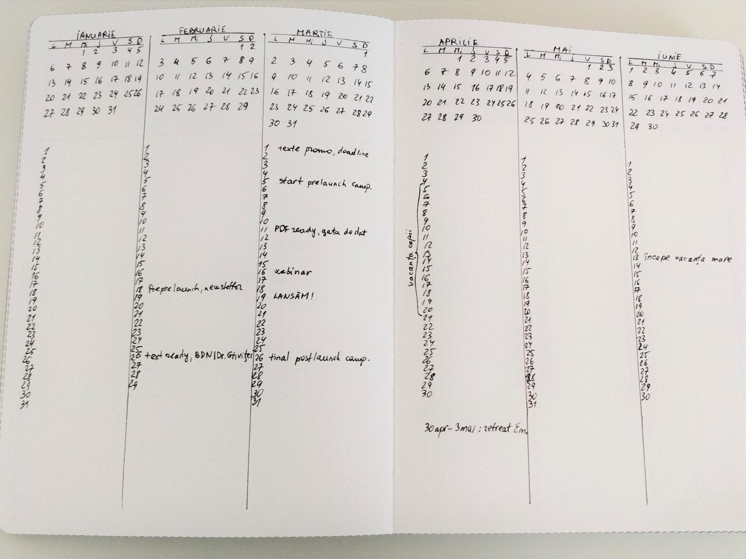 Primul meu an de Bullet Journaling și câteva idei simple pentru ...